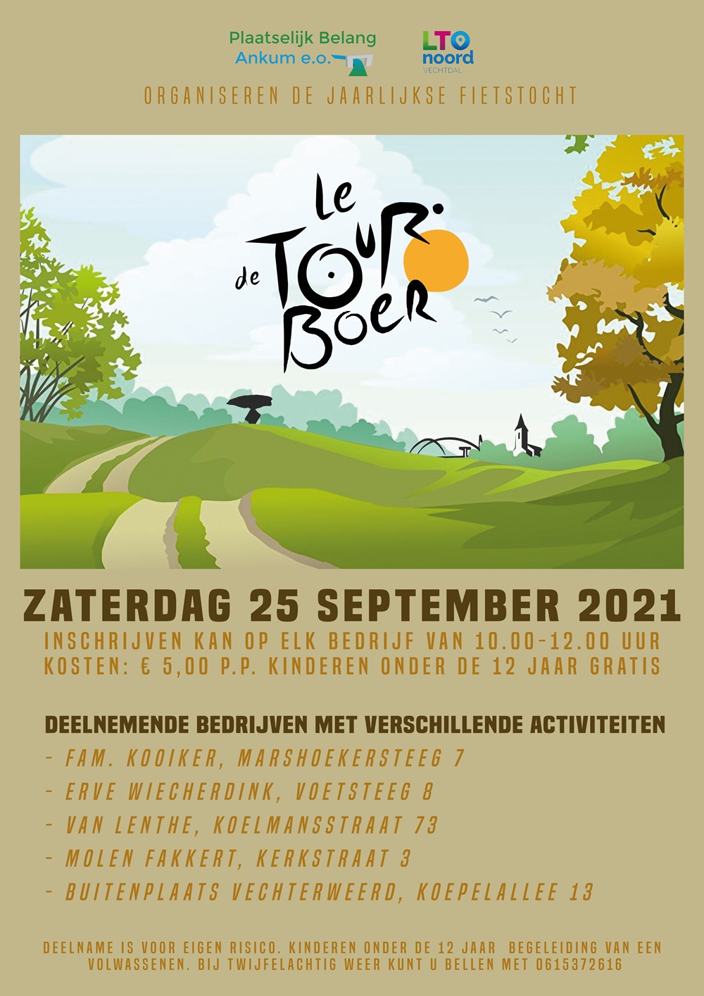 Toer de Boer fietstocht Toer de Boer fietstocht